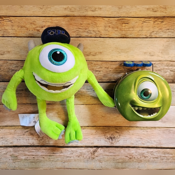 Disney | Toys | Disney Pixar Monsters University Mike Wazowski Plush ...